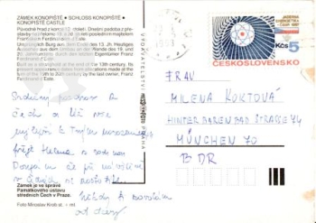 Filatelie CZ - Schloss Konopischt 1993 95 001